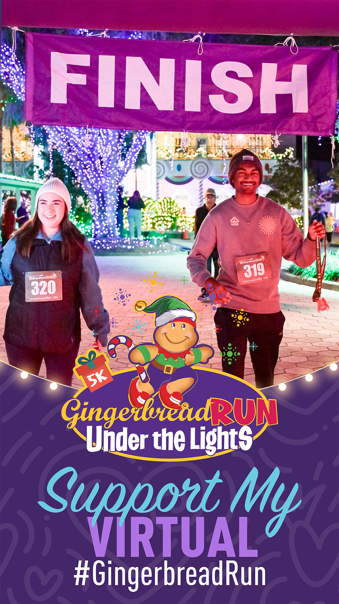 2025 Gingerbread Run: Under the Lights - Campaign